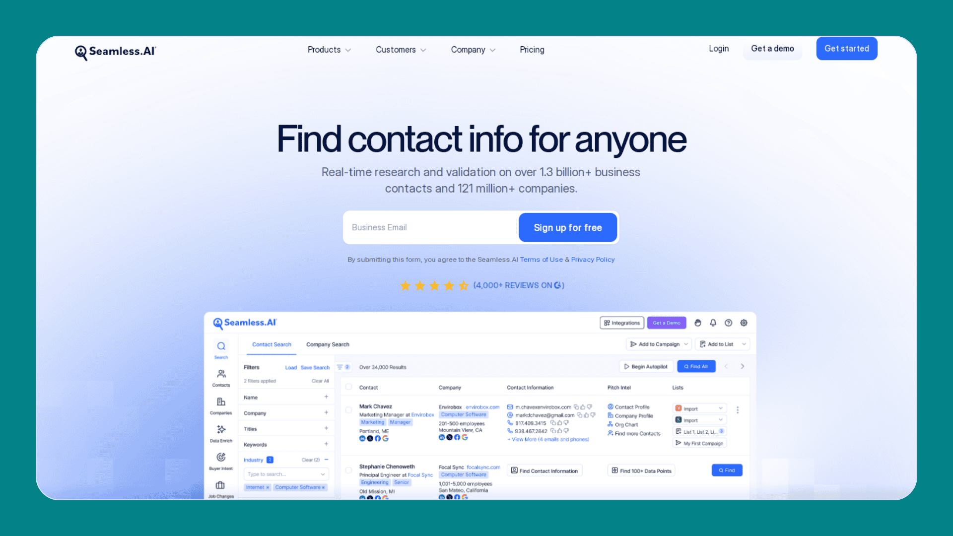 10 Best B2B Contact Database Providers in 2025