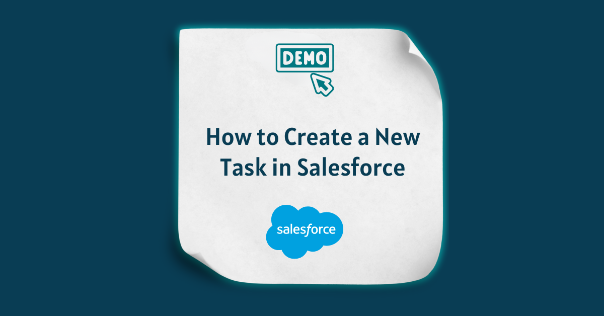 How to Create a New Task in Salesforce : 1 Min Guide