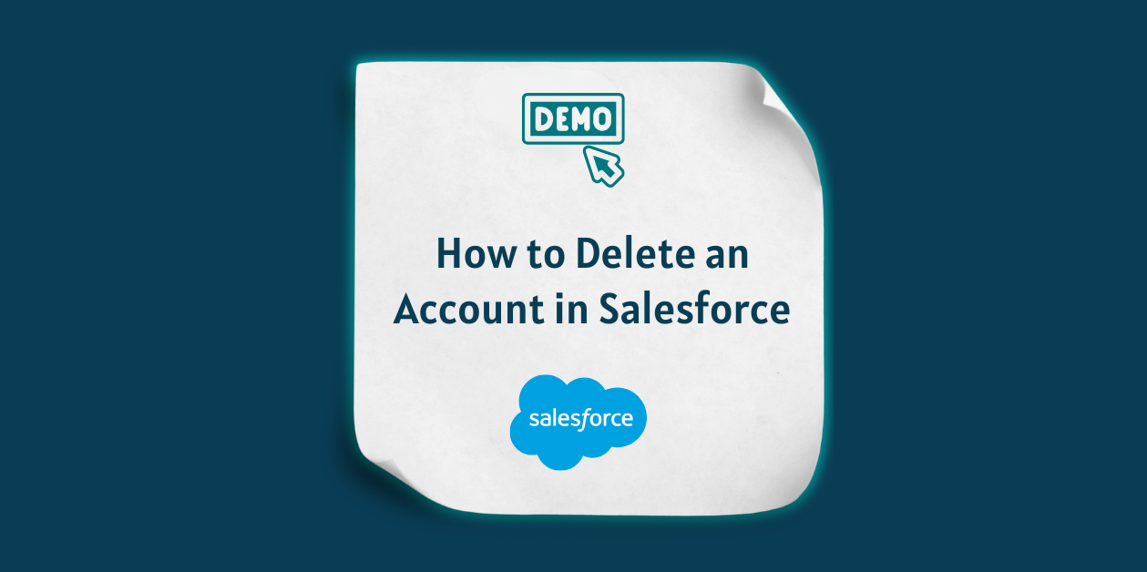 How to Delete an Account in Salesforce