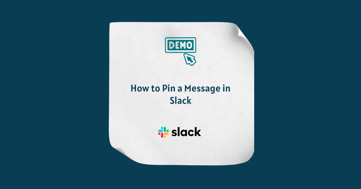 How to Pin a Message in Slack