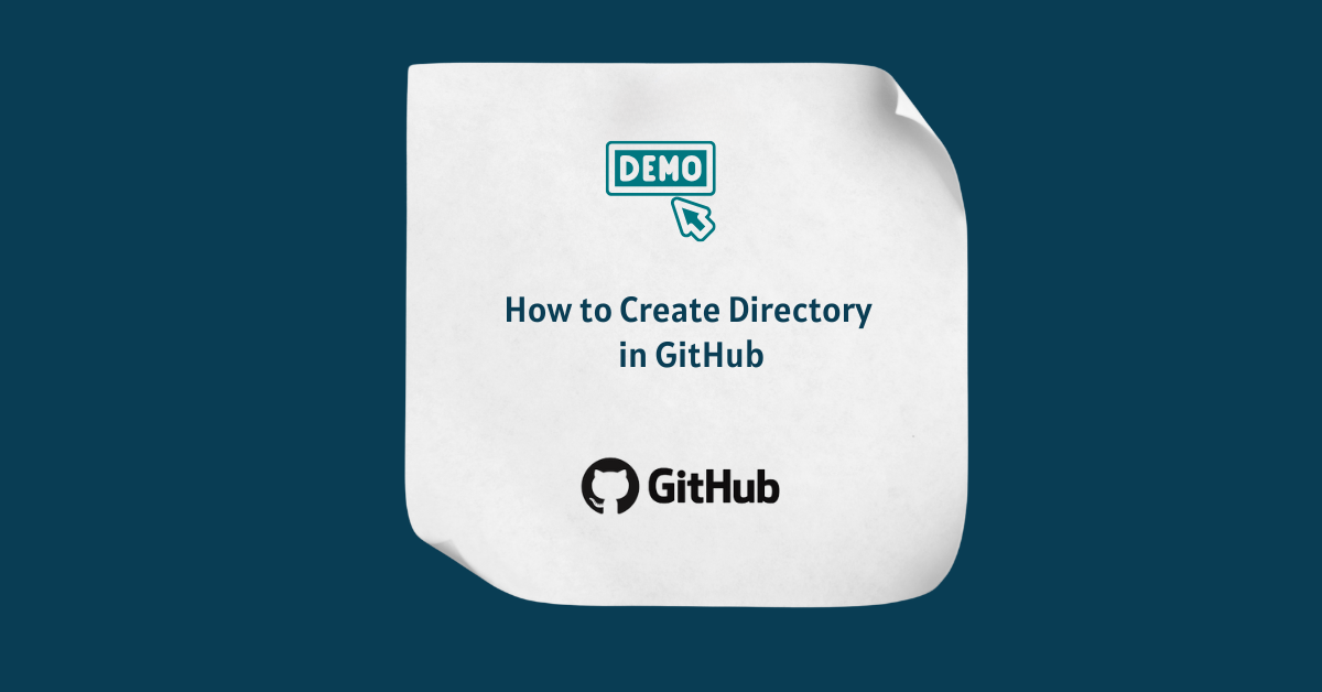 How to Create Directory in GitHub