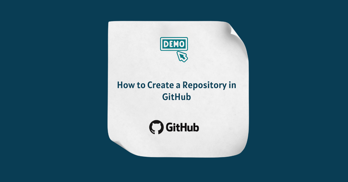 How to Create a Repository in GitHub