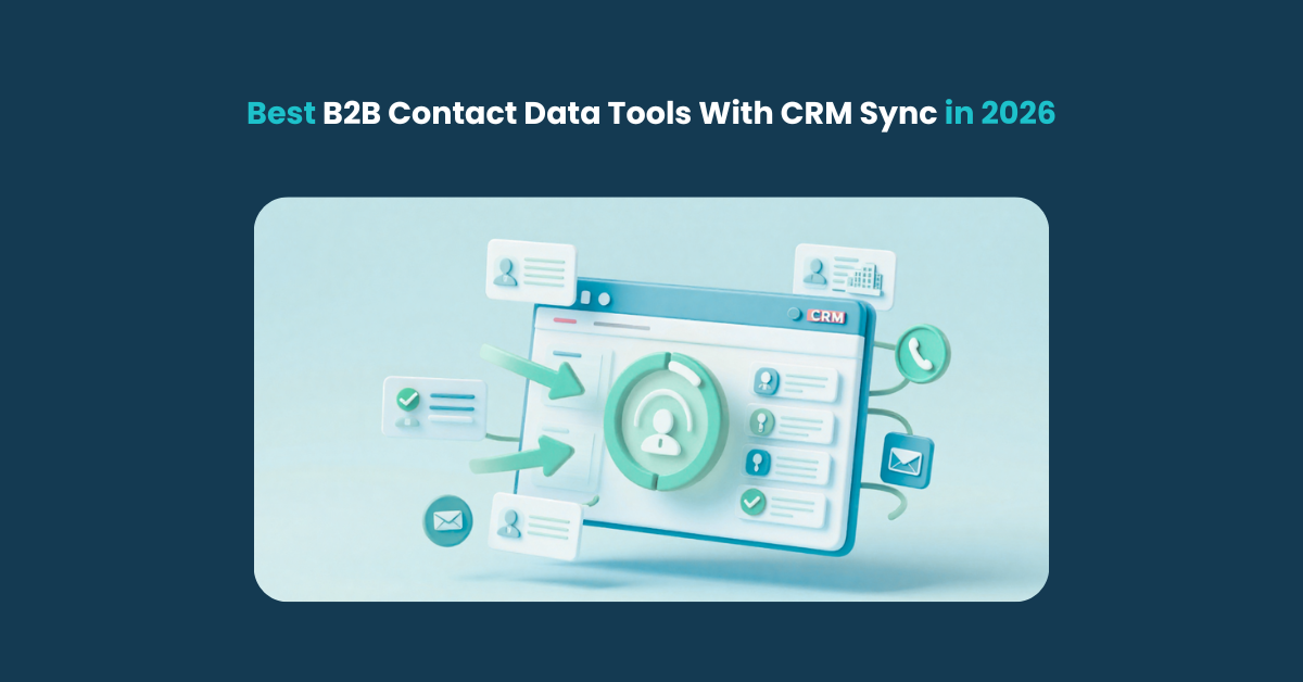 Best B2B Contact Data Tools With CRM Sync in 2026